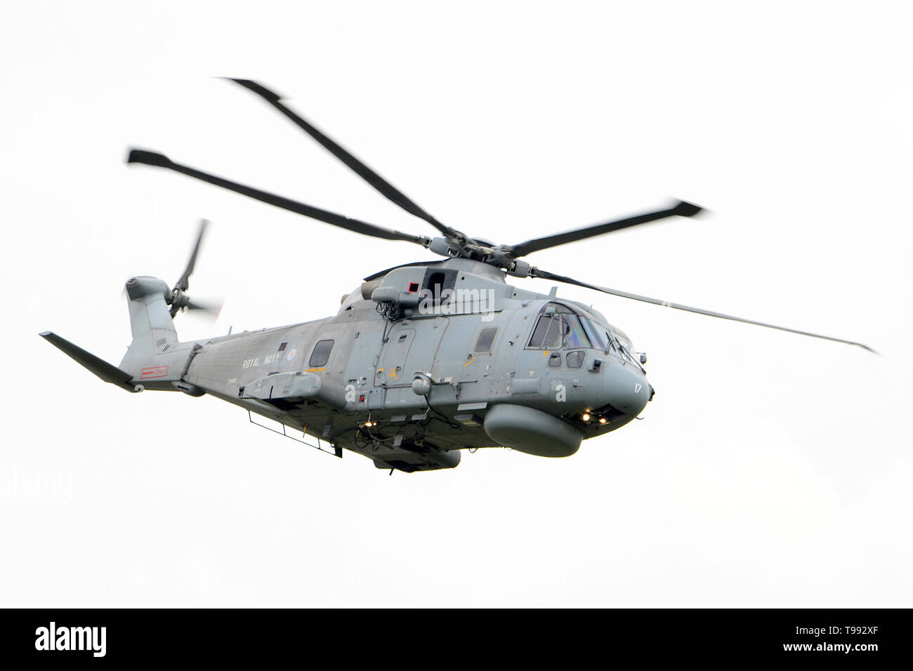 Merlin mk3 commando helicopter hi-res stock photography and images - Alamy