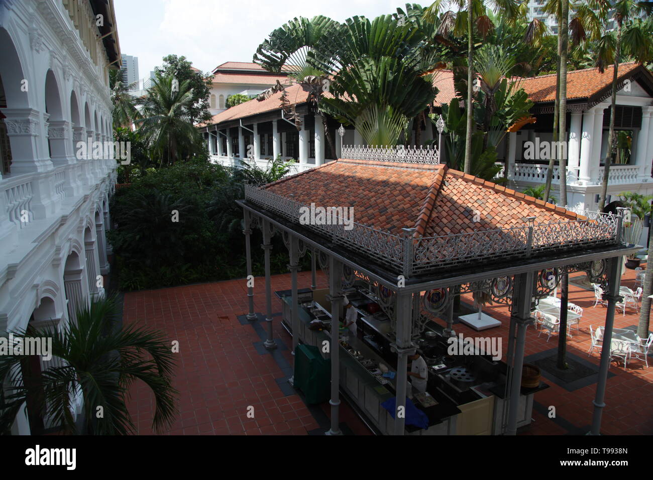 Raffles hotel singapore pool hi-res stock photography and images - Alamy