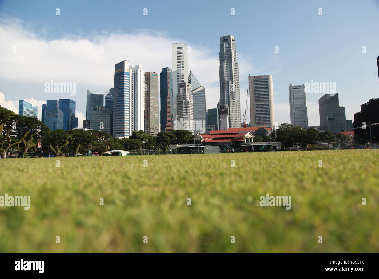 Singapore padang cricket ground hi-res stock photography and images - Alamy