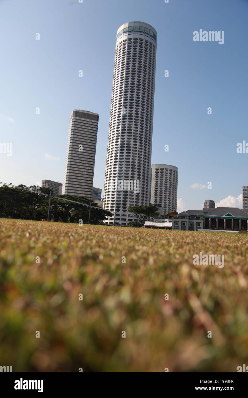 Singapore padang cricket ground hi-res stock photography and images - Alamy