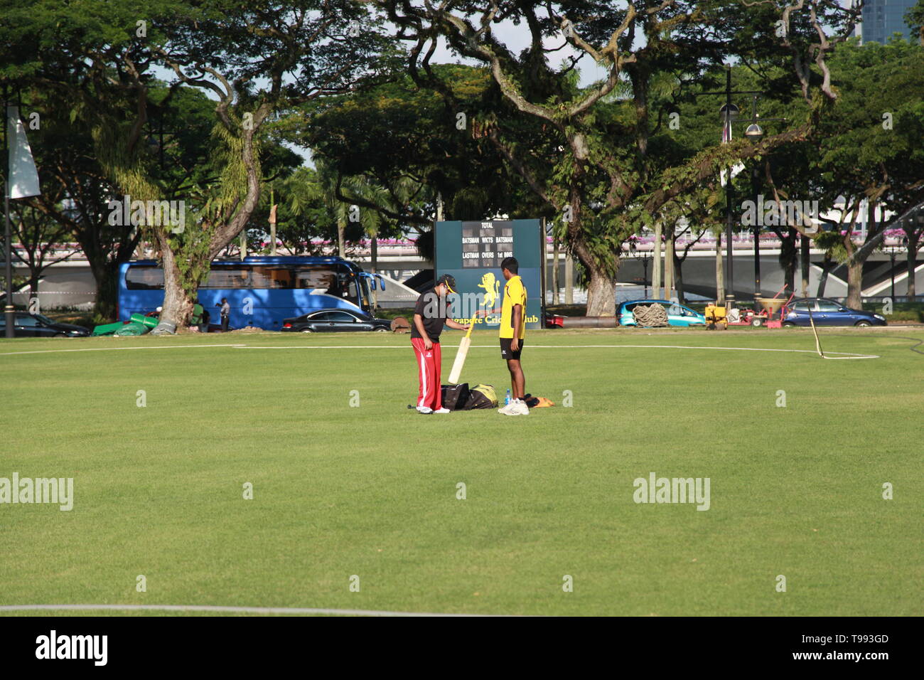 Singapore cricket club ground hi-res stock photography and images - Alamy
