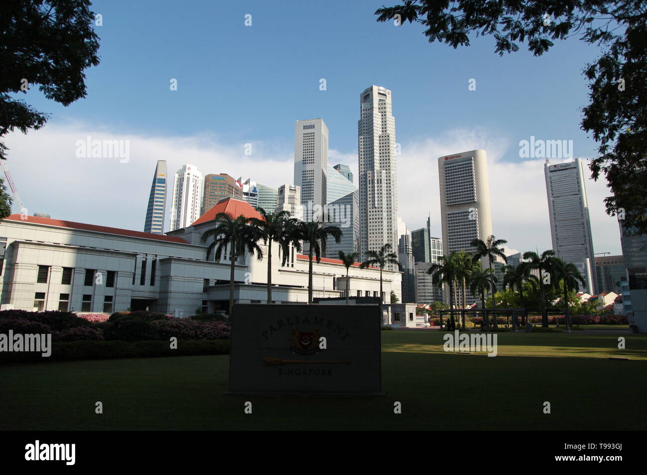 Singapore padang cricket ground hi-res stock photography and images - Alamy
