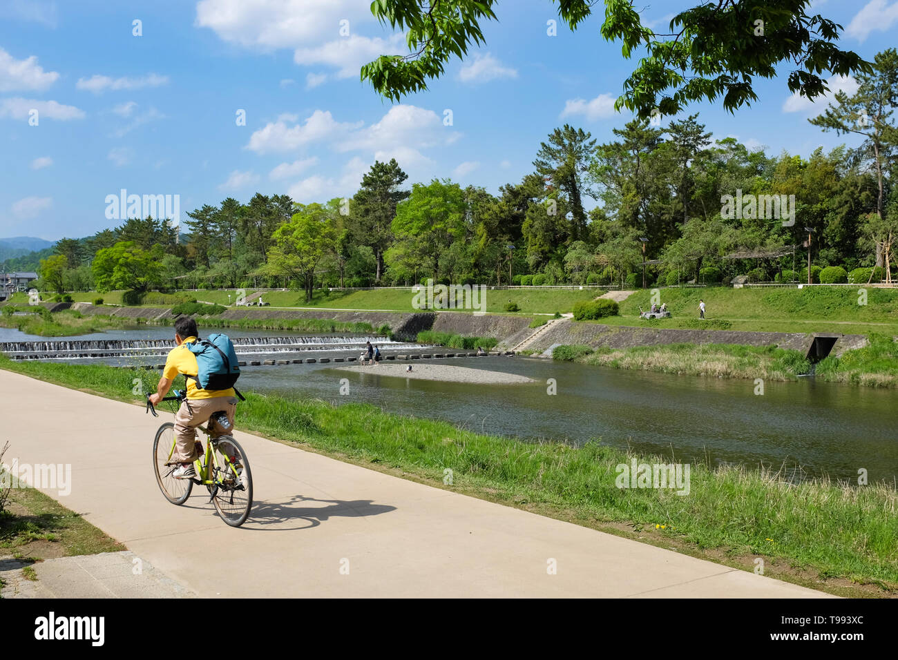 Kamogawa (Kamo River) in Kyoto, Japan Stock Photo - Alamy