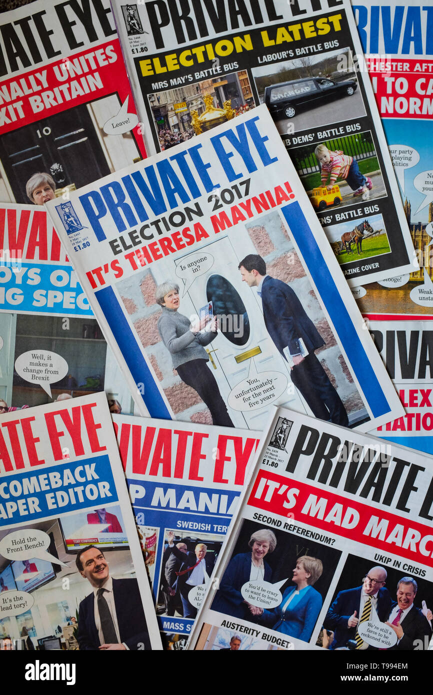 Mag private eye hi-res stock photography and images - Alamy