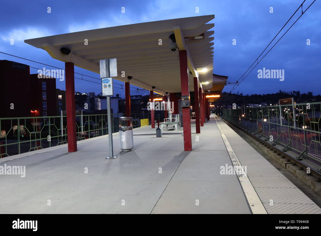 view of Los Angeles Metro Rail - Public Transport of Los Angeles County ...