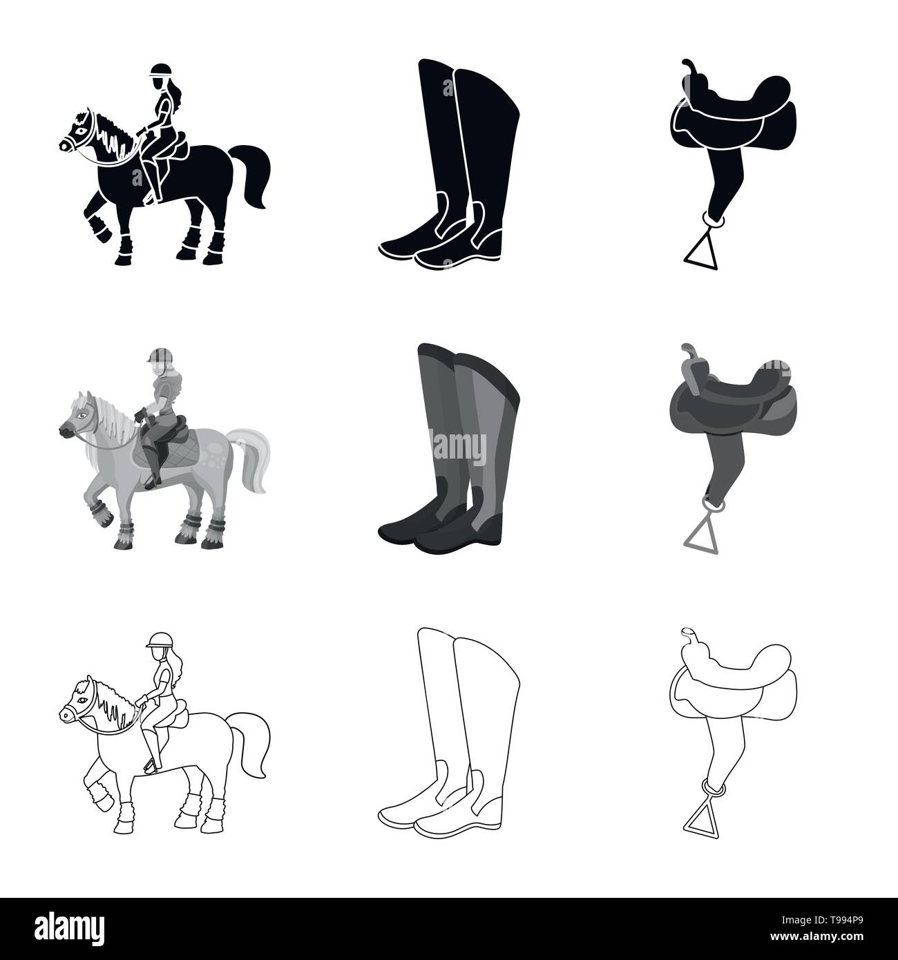 Saddle col Stock Vector Images - Alamy