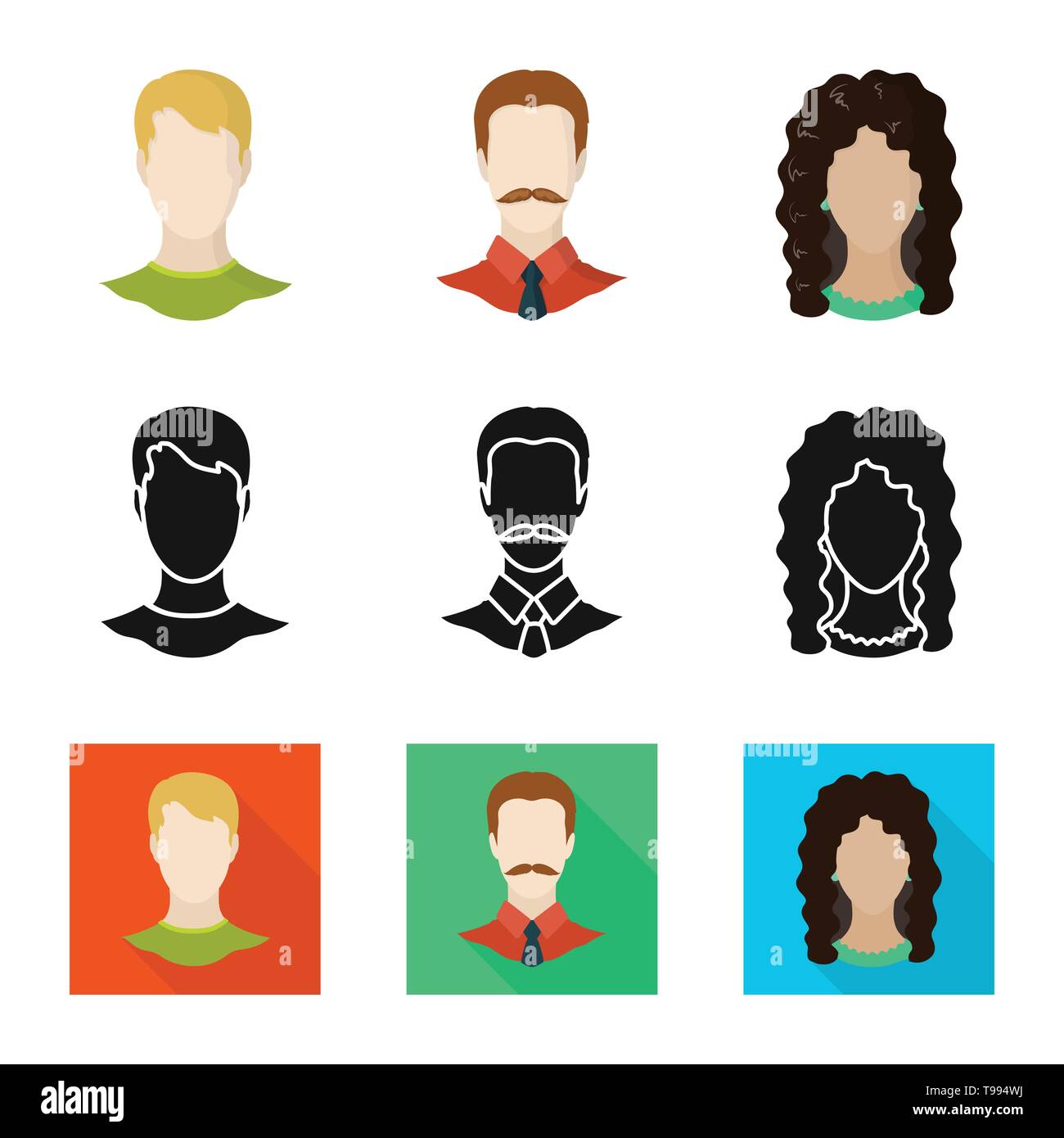 Vector illustration of professional and photo symbol. Collection of ...