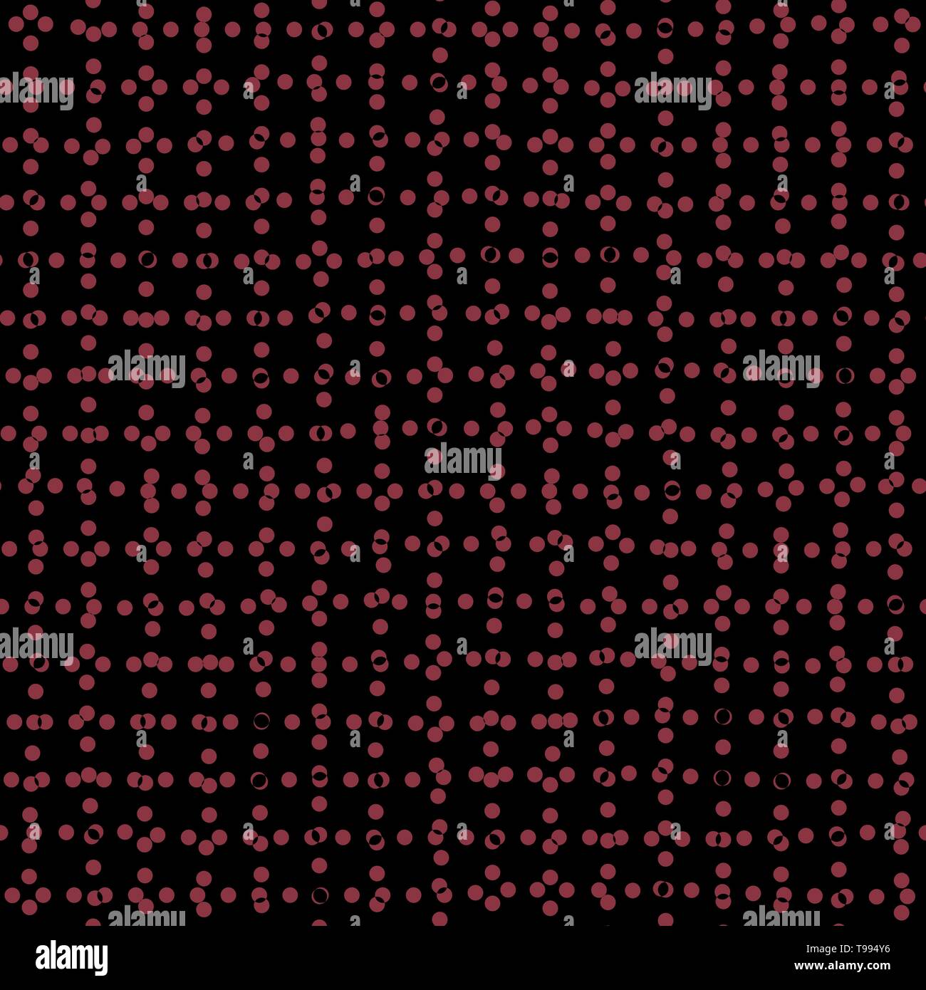 Abstract red and black code style grid. Vector seamless pattern with ...