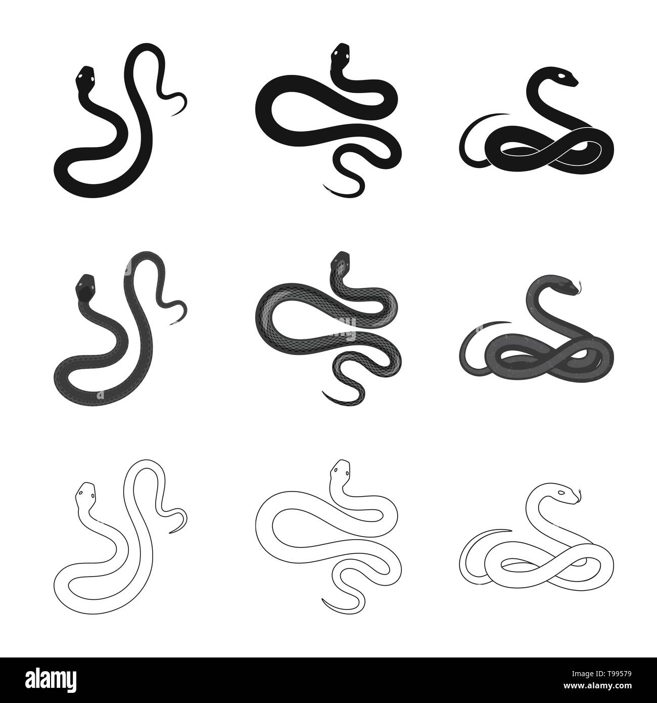 Creeping vector vectors Black and White Stock Photos & Images - Alamy