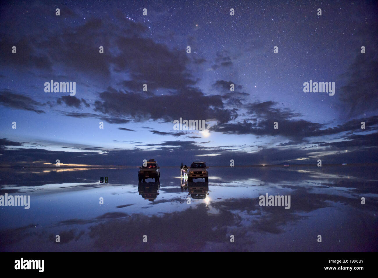 Bolivian Salt Flats Night