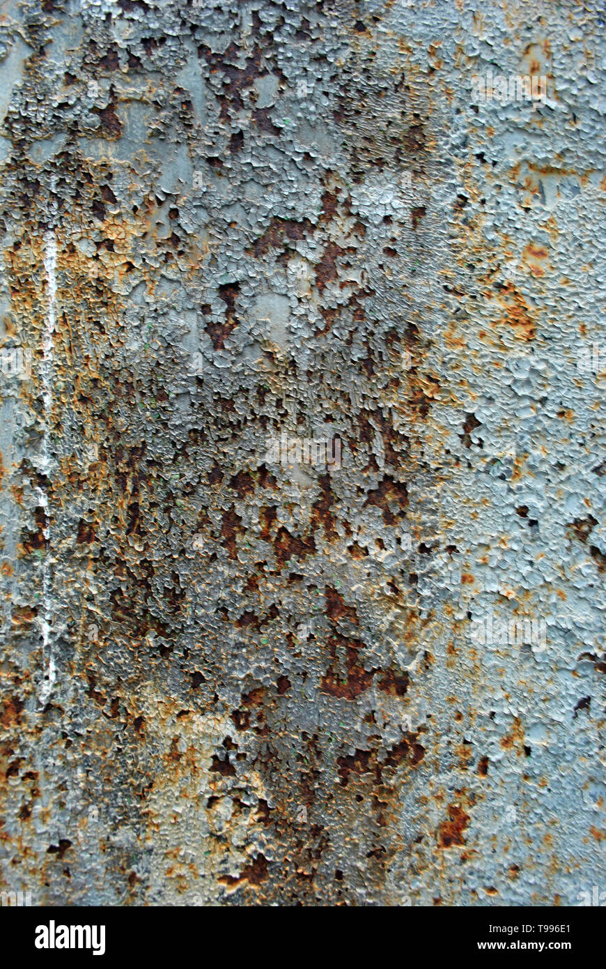 Old gray color painted rusty metal surface, background texture Stock ...
