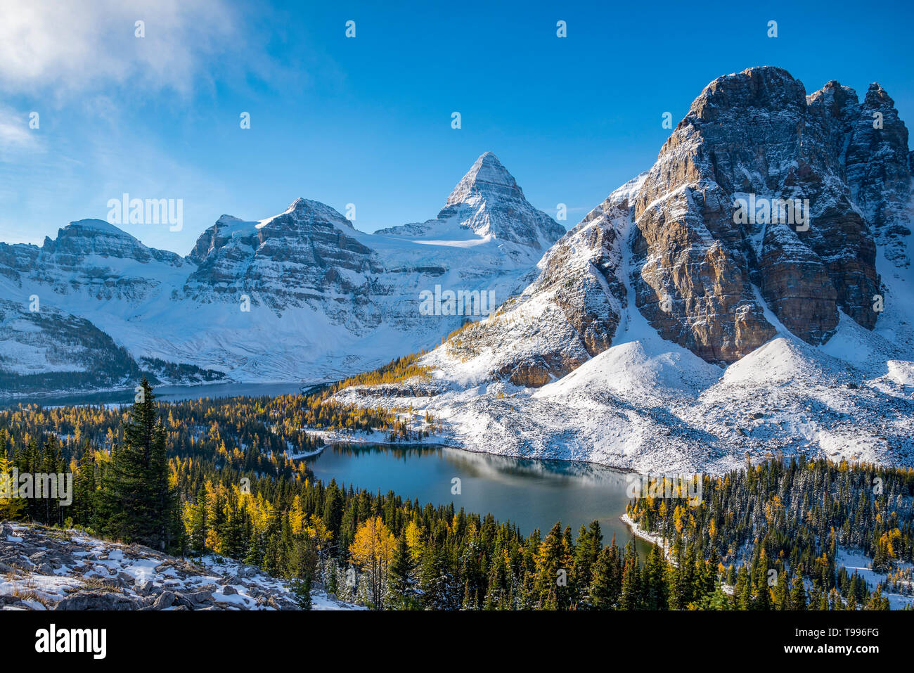 Mount Assiniboine Provincial Park British Columbia Canada Stock Photo