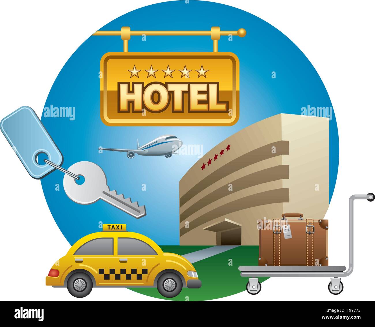 hotel service icon Stock Vector Image & Art - Alamy