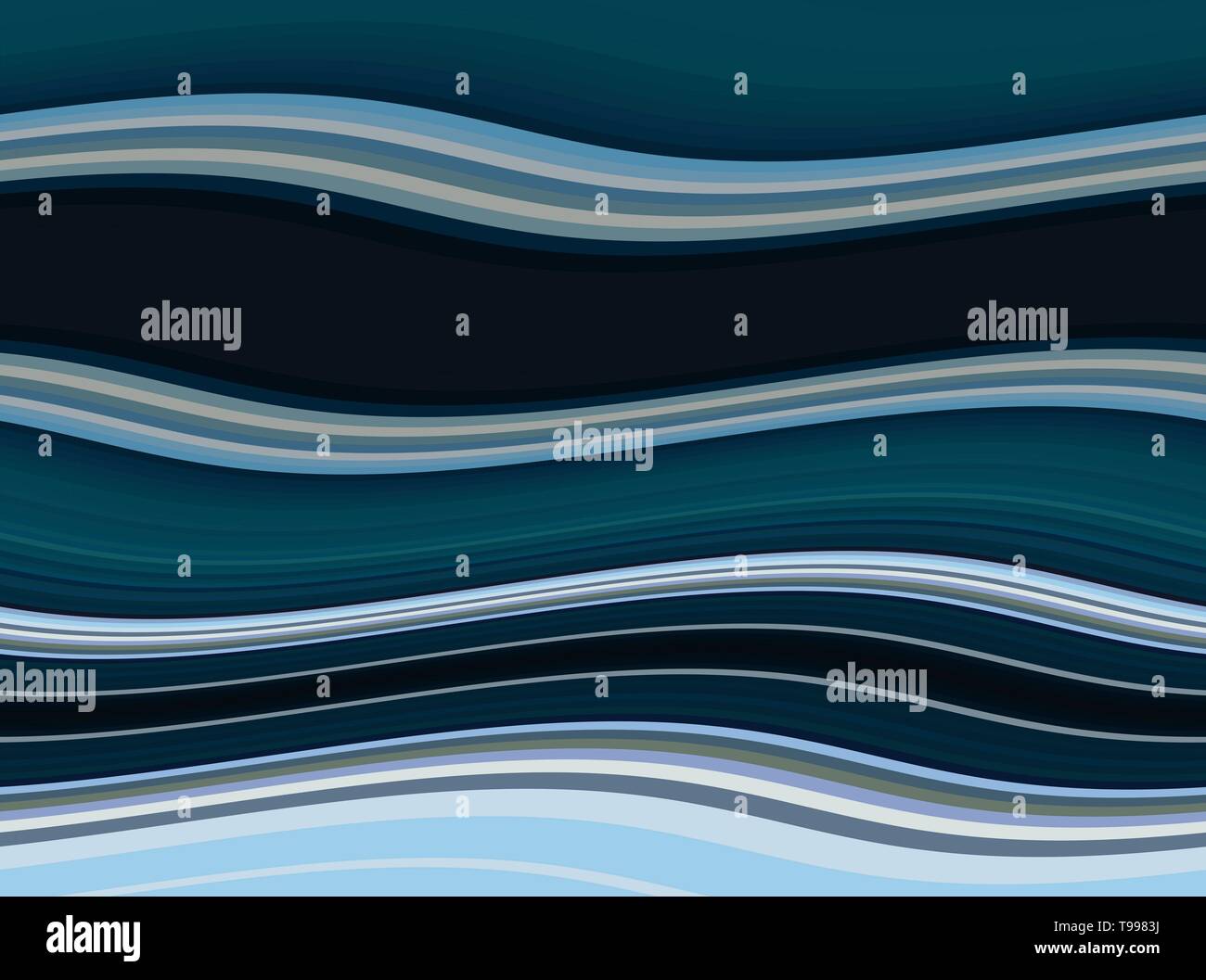 abstract waves background with very dark blue, pastel blue and cadet ...