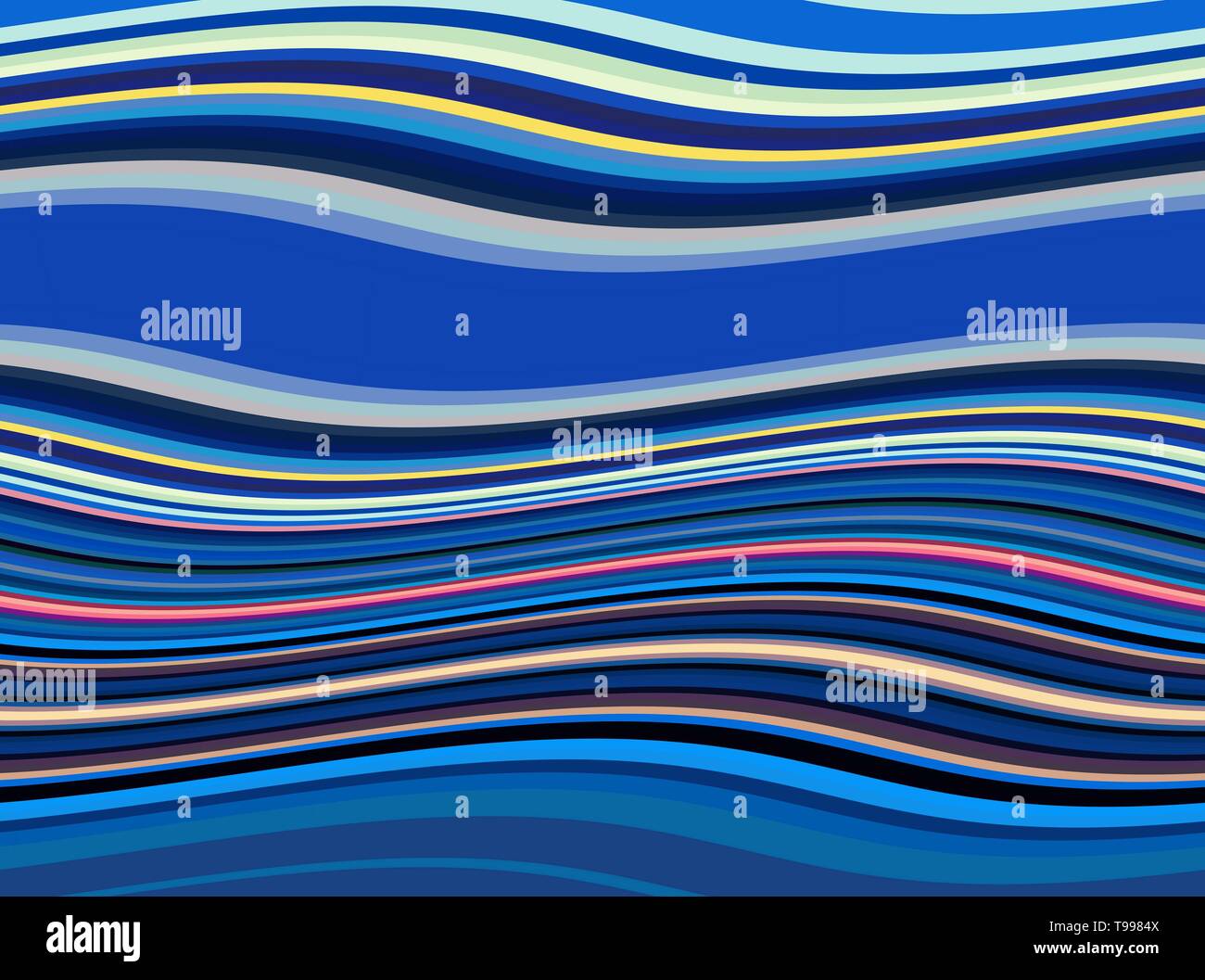 abstract waves background with strong blue, pastel gray and very dark ...