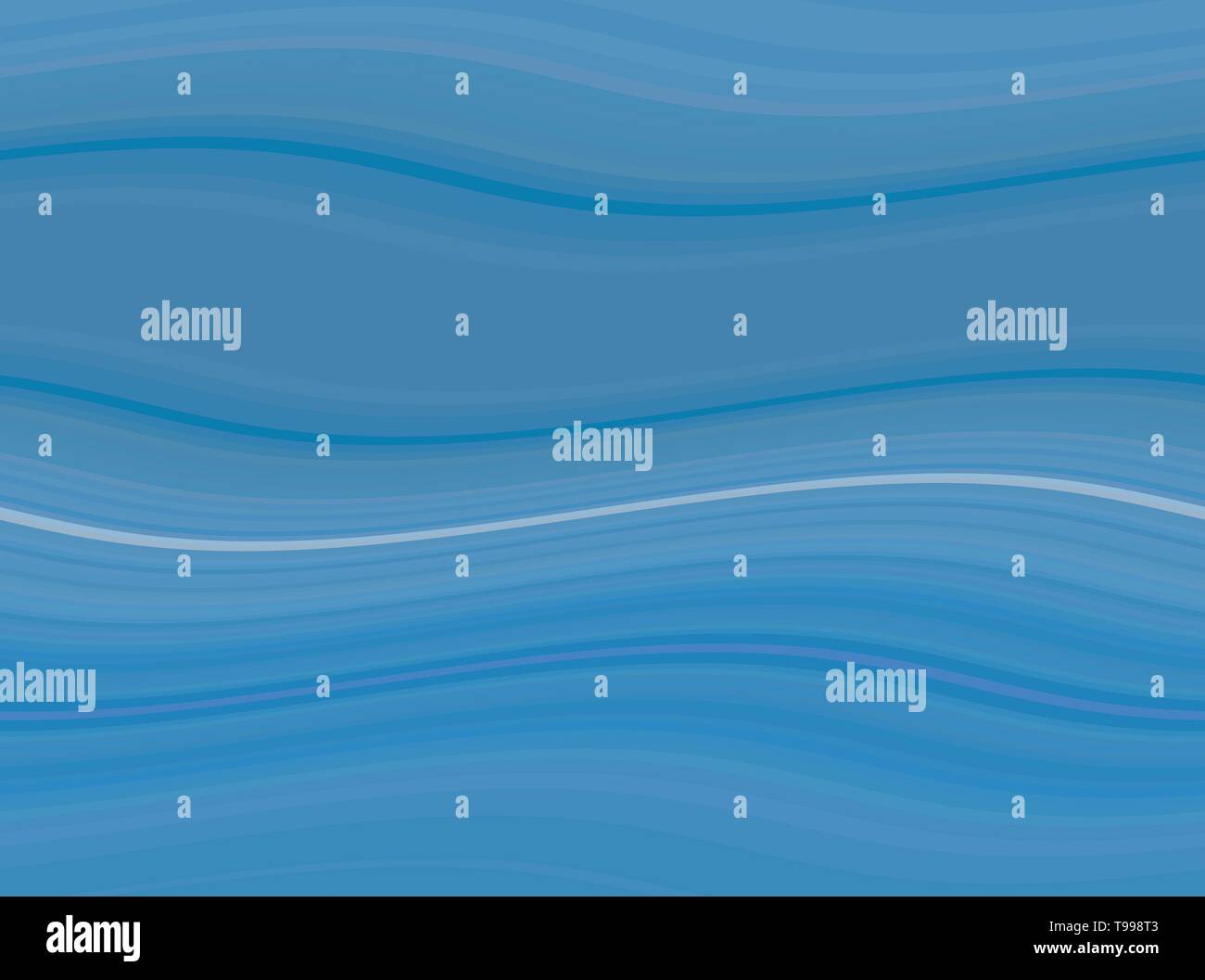 abstract waves background with steel blue, strong blue and pastel blue ...