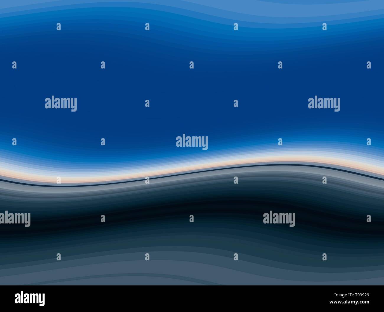 abstract waves background with midnight blue, ash gray and very dark ...