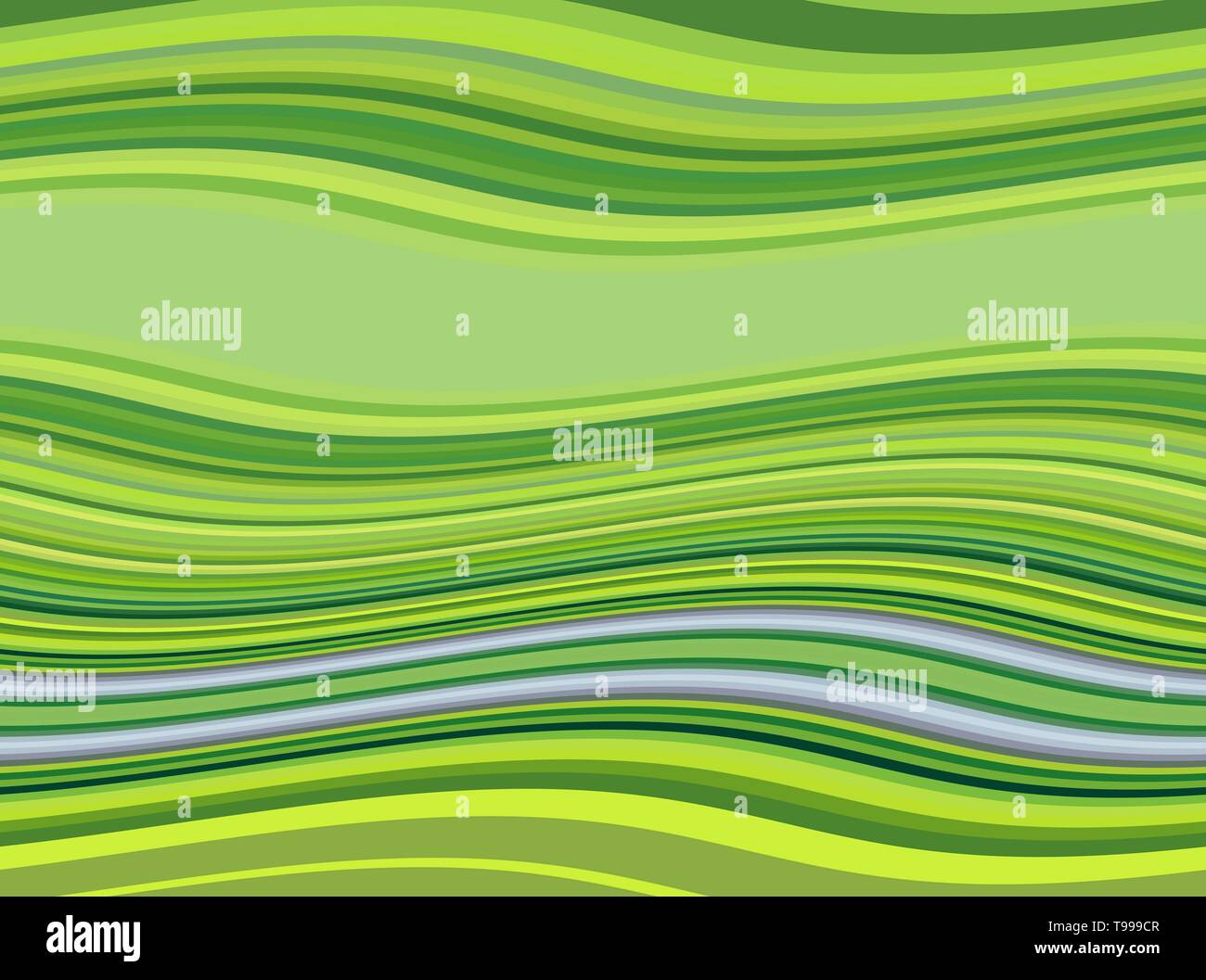 moderate green, yellow green and pastel blue colored abstract waves ...