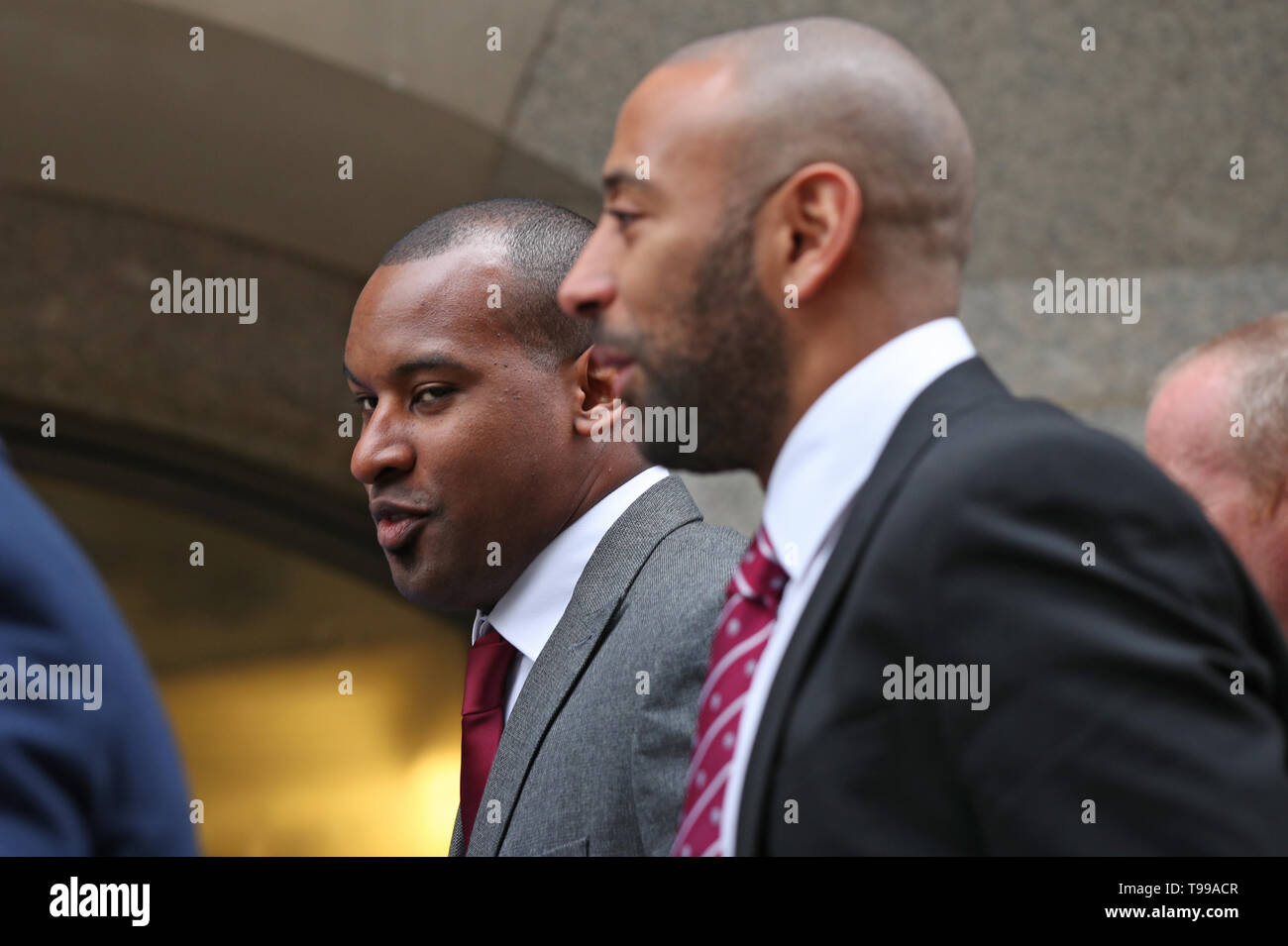 Pc Wayne Marques (left) and PC Leon McLeod (right) arrive at the Old ...