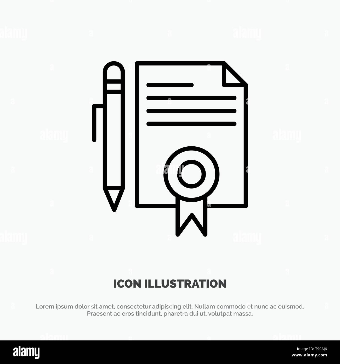 Deed vector vectors hi-res stock photography and images - Alamy