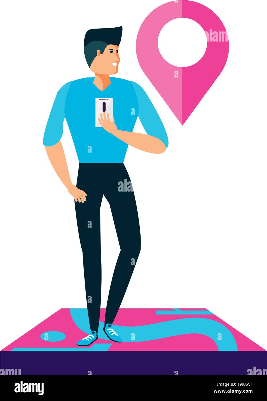 Cellular marker Stock Vector Images - Alamy