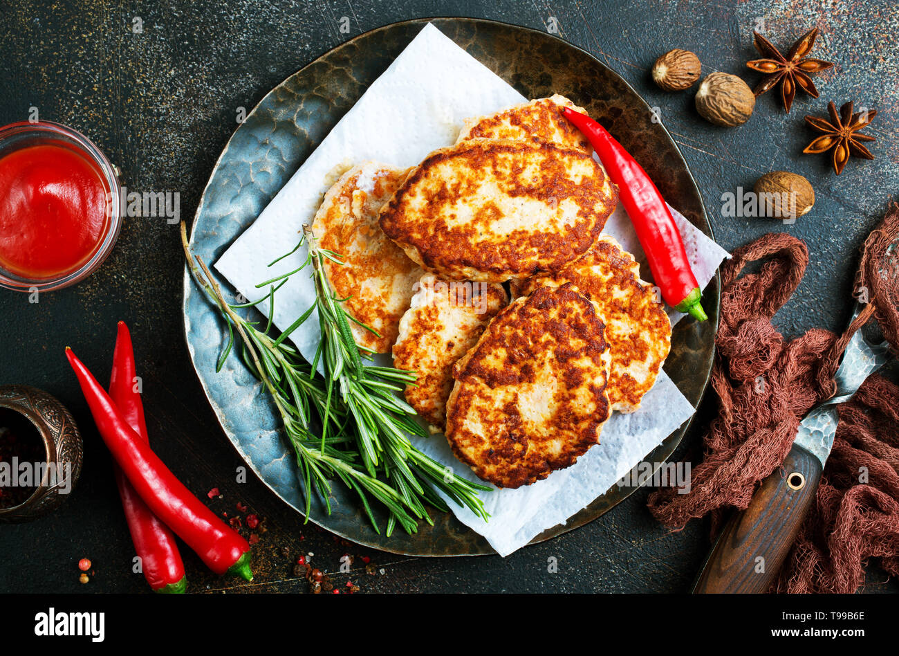 Indian beef cutlets hi-res stock photography and images - Alamy