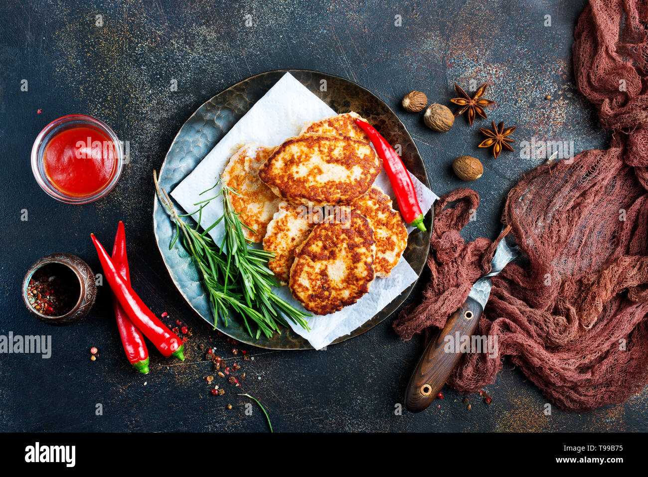 Indian beef cutlets hi-res stock photography and images - Alamy