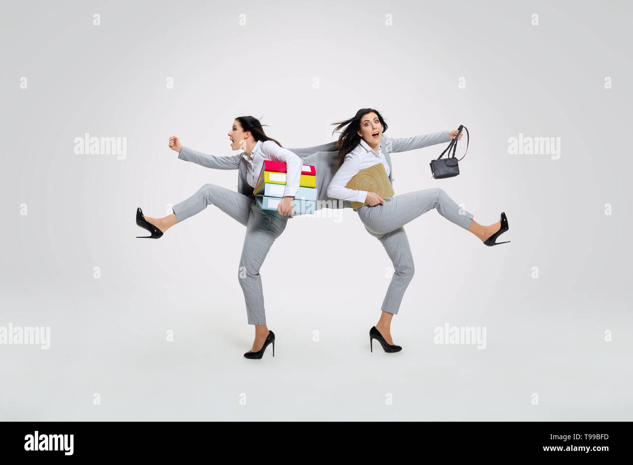 People run in all directions hi-res stock photography and images - Alamy