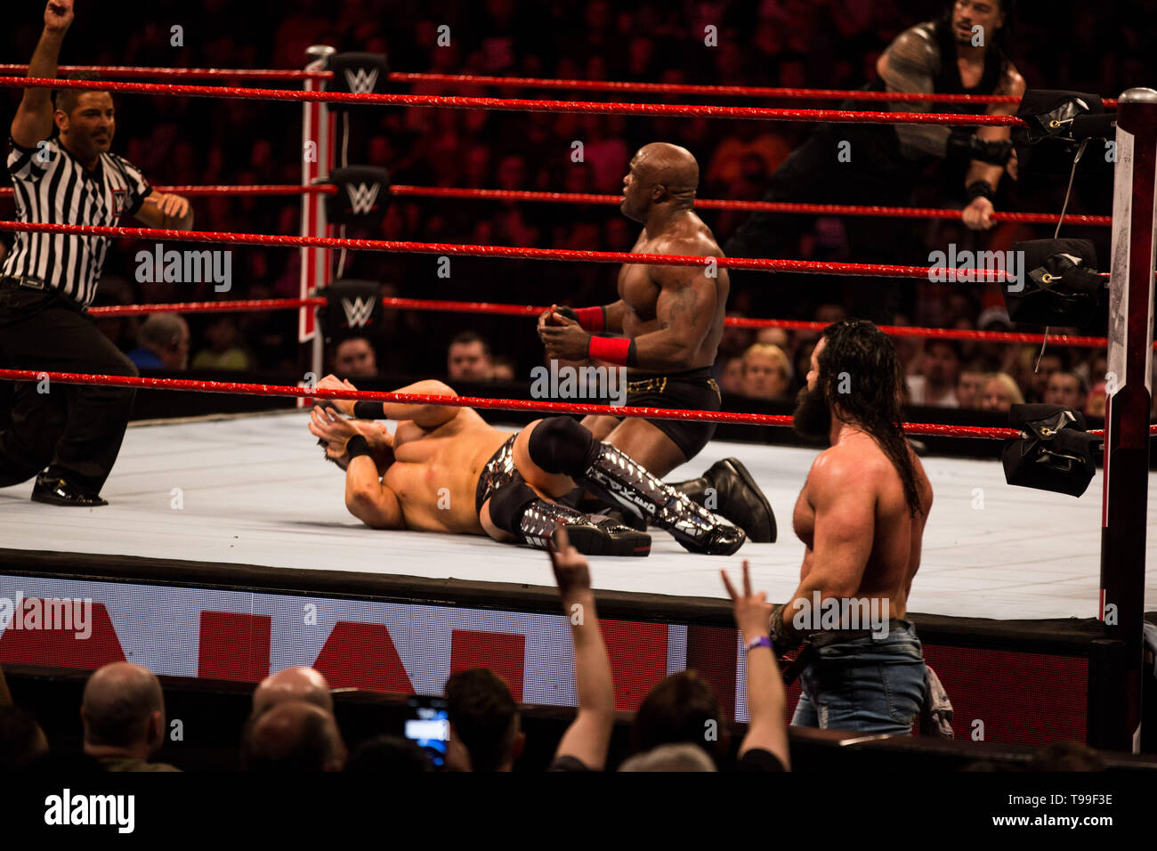 WWE Monday Night Raw at 02 Arena. London. on the 13th May 2019 Stock ...