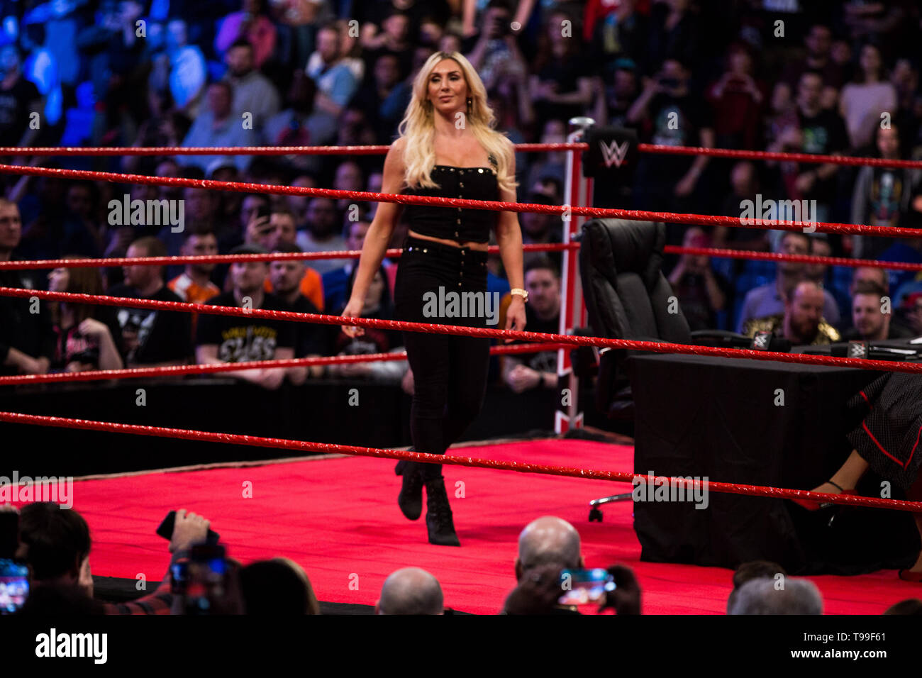 WWE Monday Night Raw at 02 Arena. London. on the 13th May 2019 Stock ...