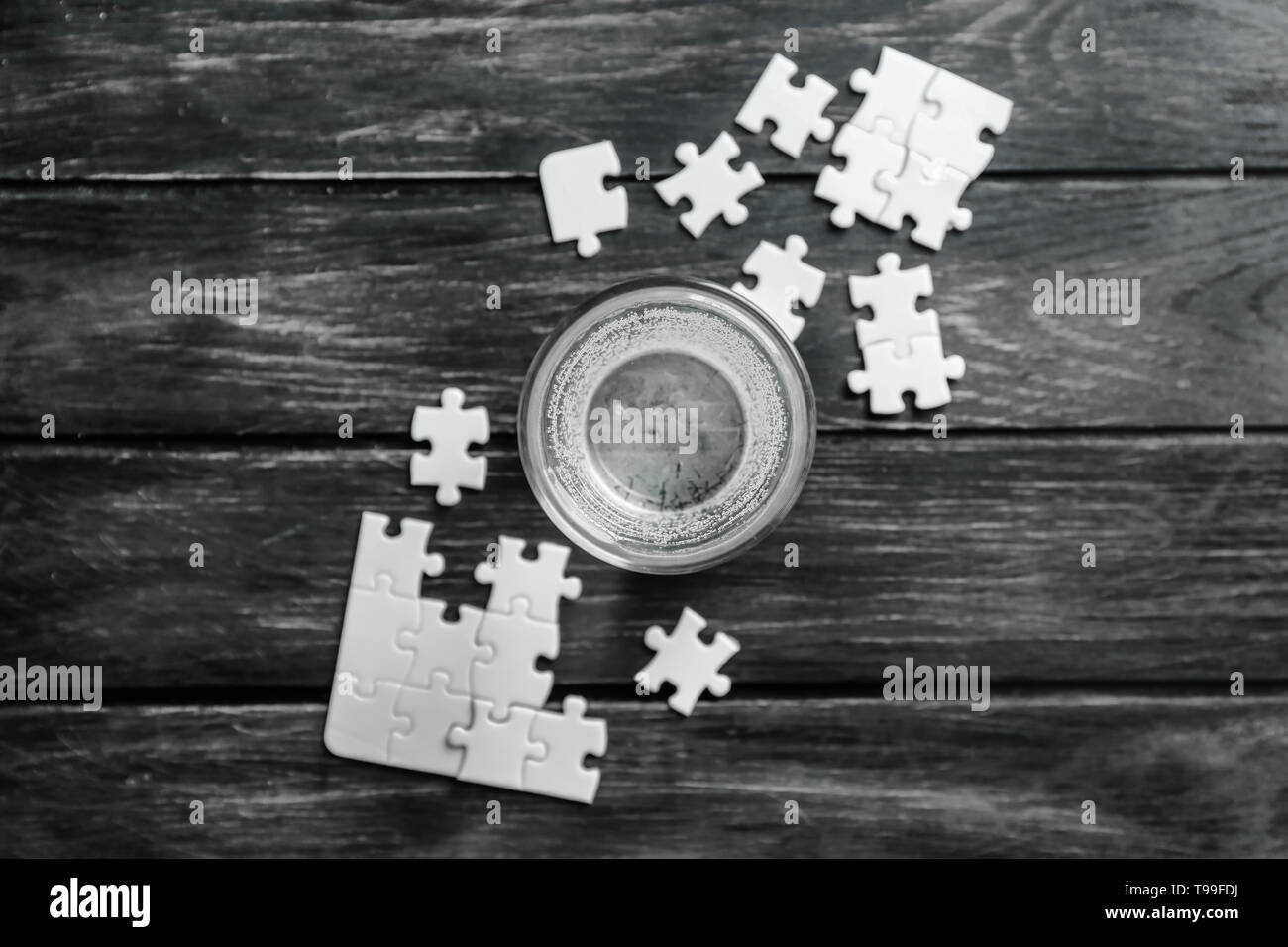 Transparent puzzle pieces hi-res stock photography and images - Alamy