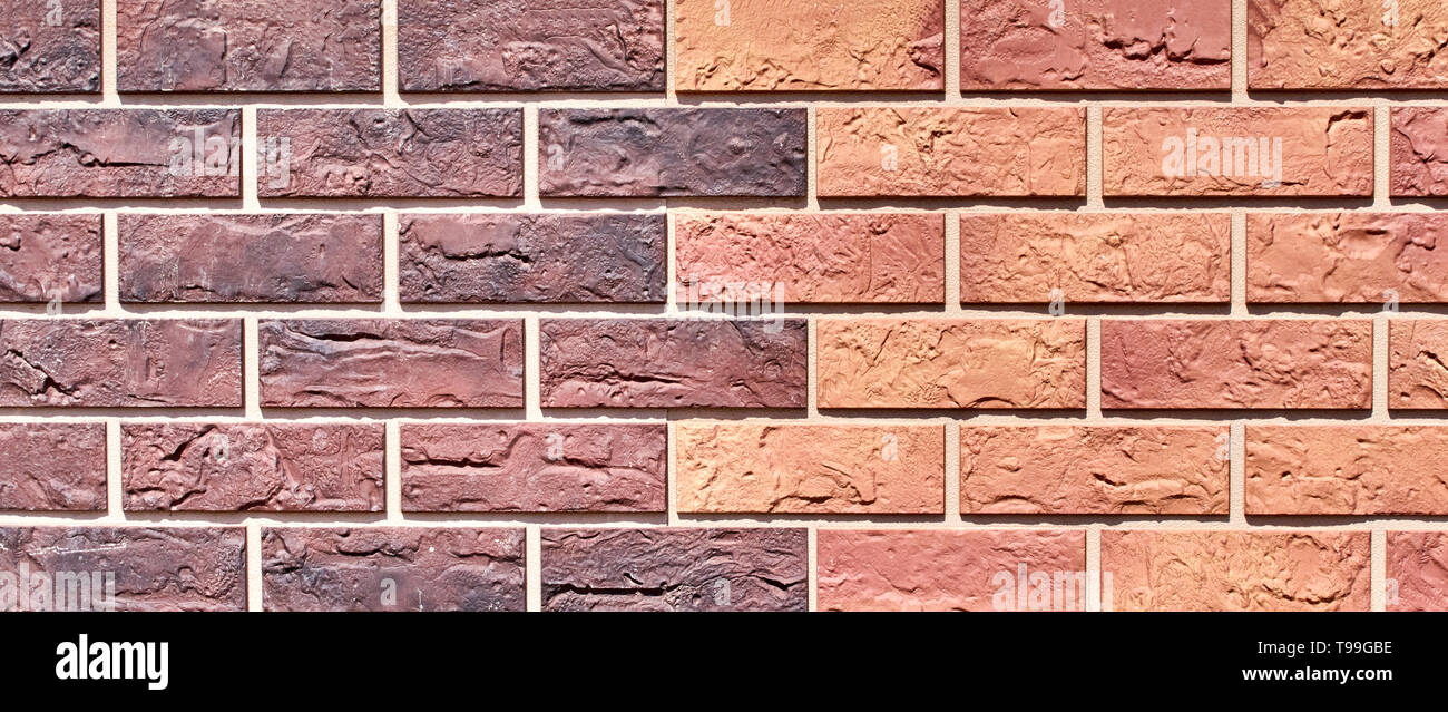 brickwork for exterior walls of buildings and houses Stock Photo - Alamy