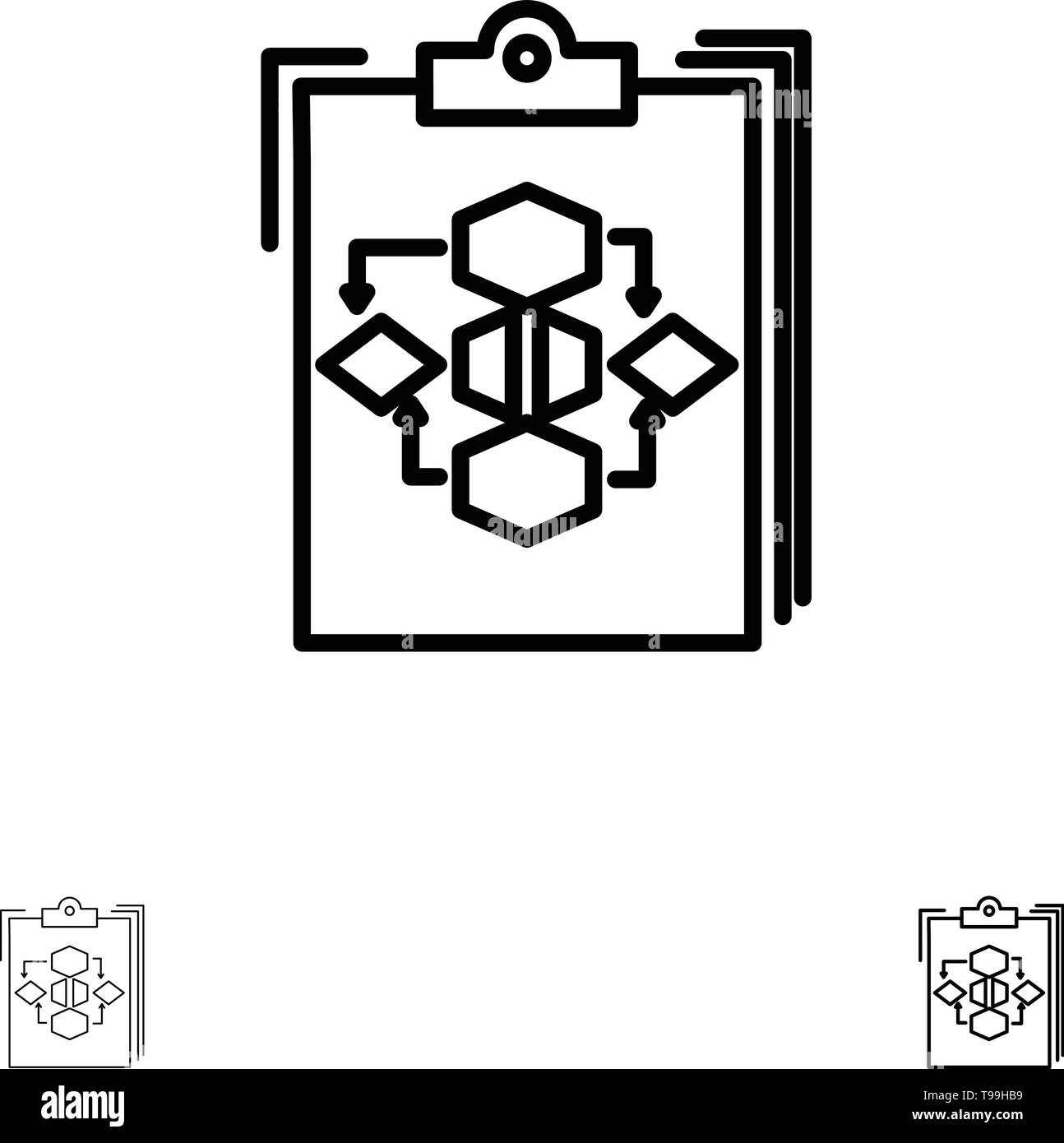 Business process business diagram Black and White Stock Photos & Images ...