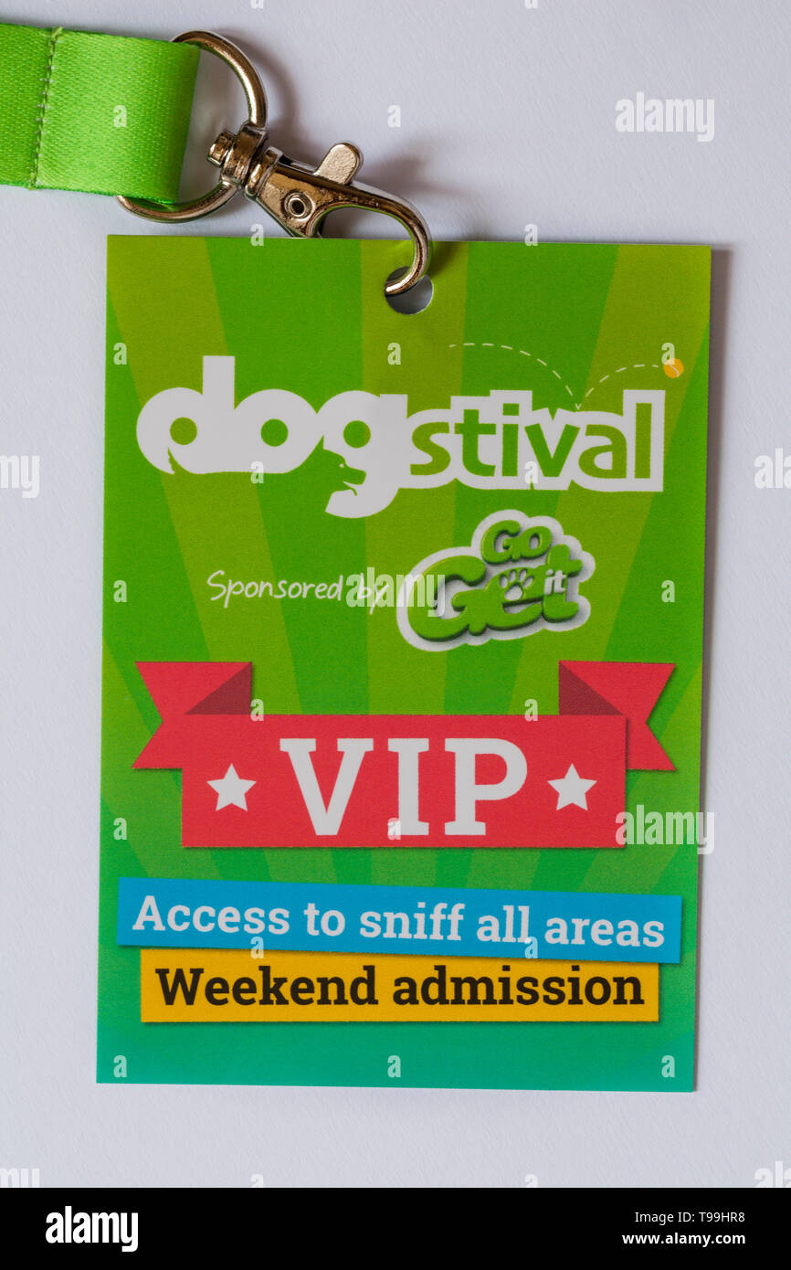 Ticket for Dogstival VIP access to sniff all areas weekend admission on ...