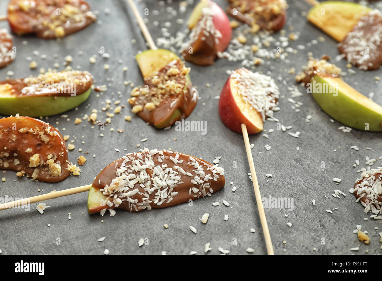 Apple candy walnut hi-res stock photography and images - Alamy