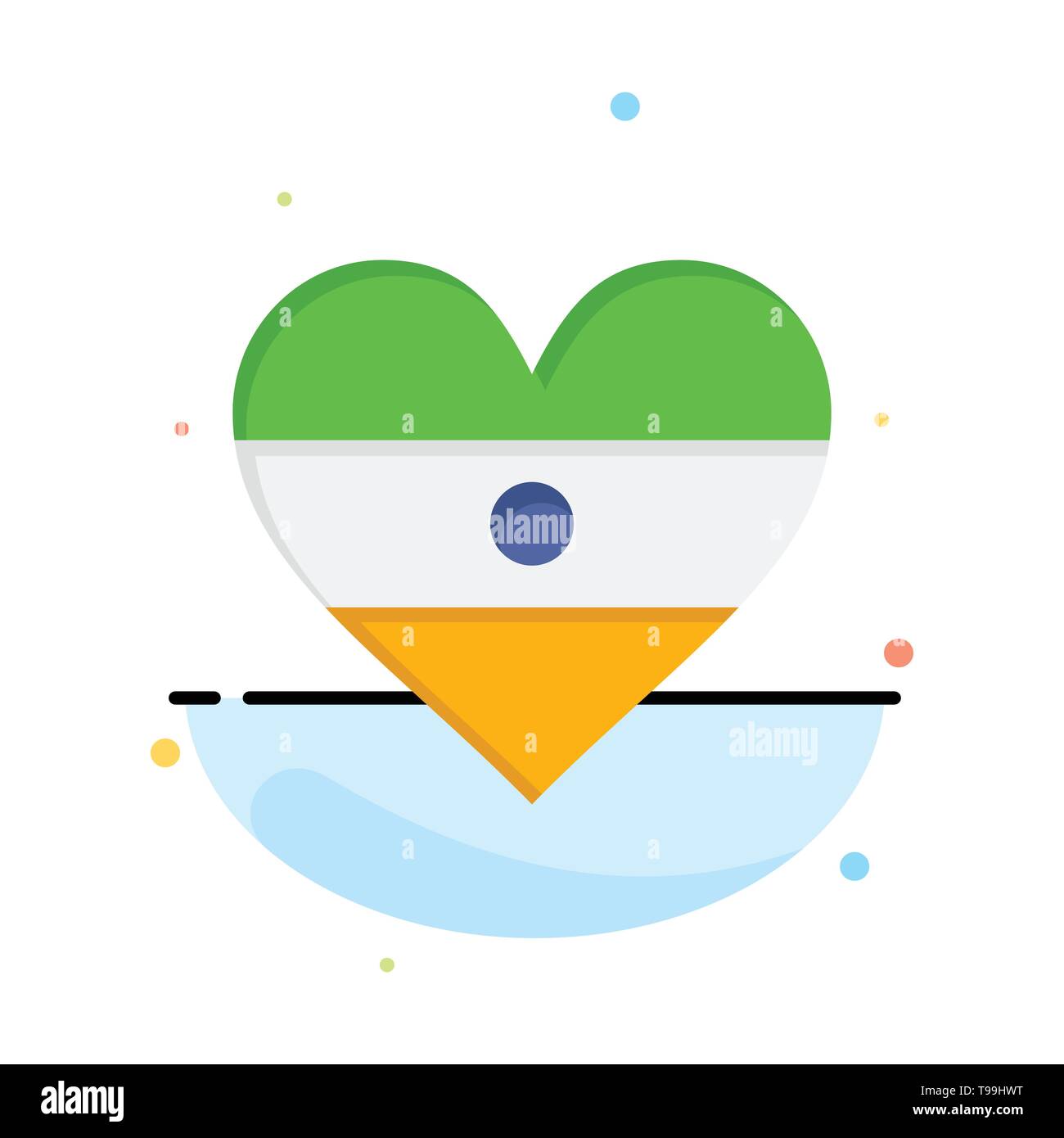 Love India Heart Flag Icon High Resolution Stock Photography and Images ...