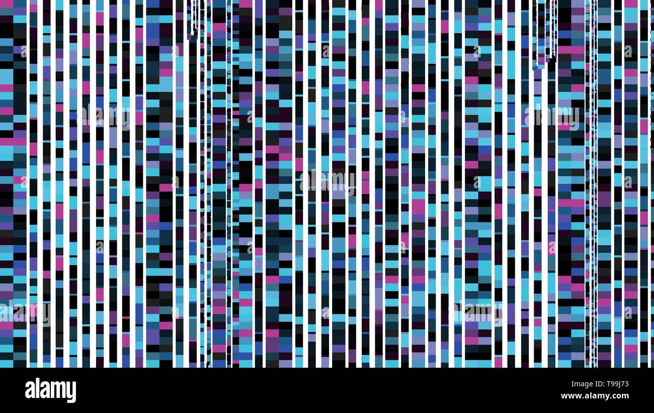 very dark blue, medium turquoise and pastel violet mosaic color squares ...