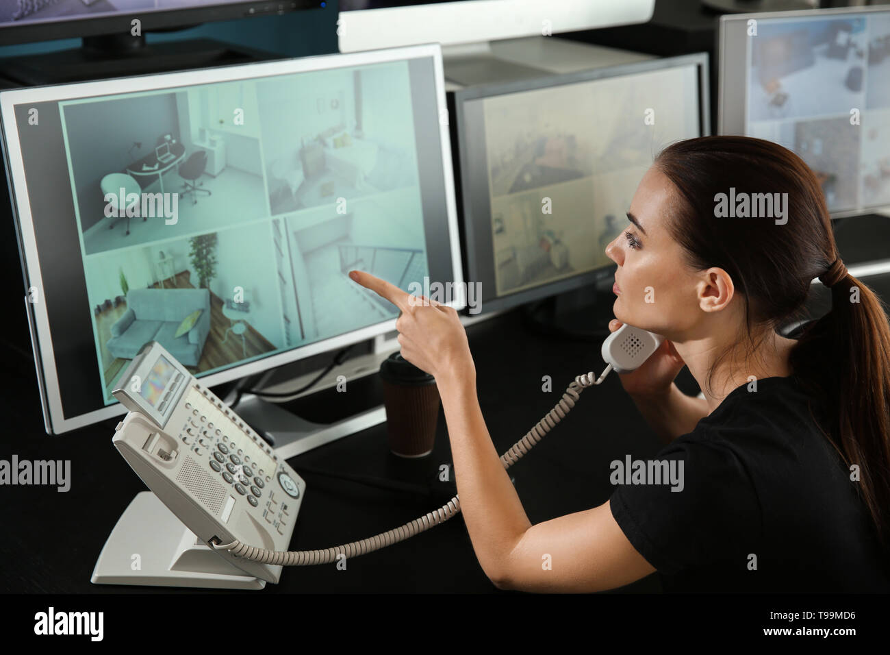Talking cctv cameras hi-res stock photography and images - Alamy