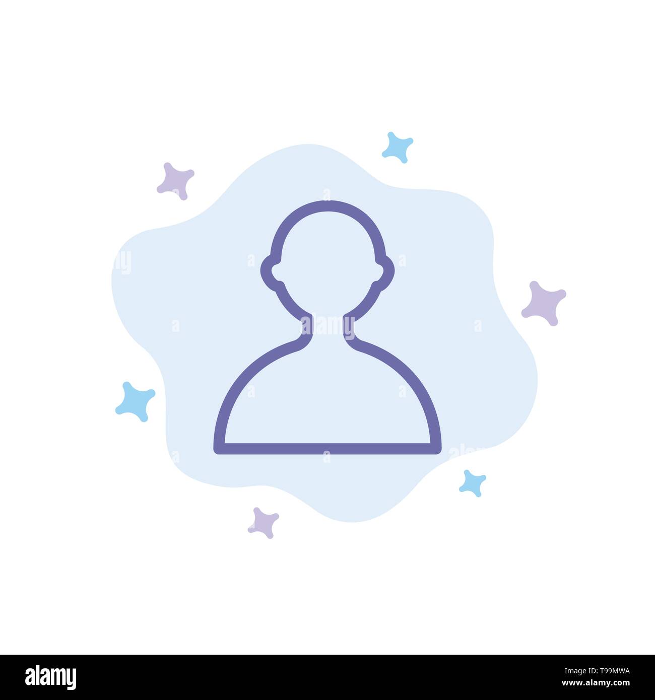 Modern office people blue silhouette Cut Out Stock Images & Pictures ...