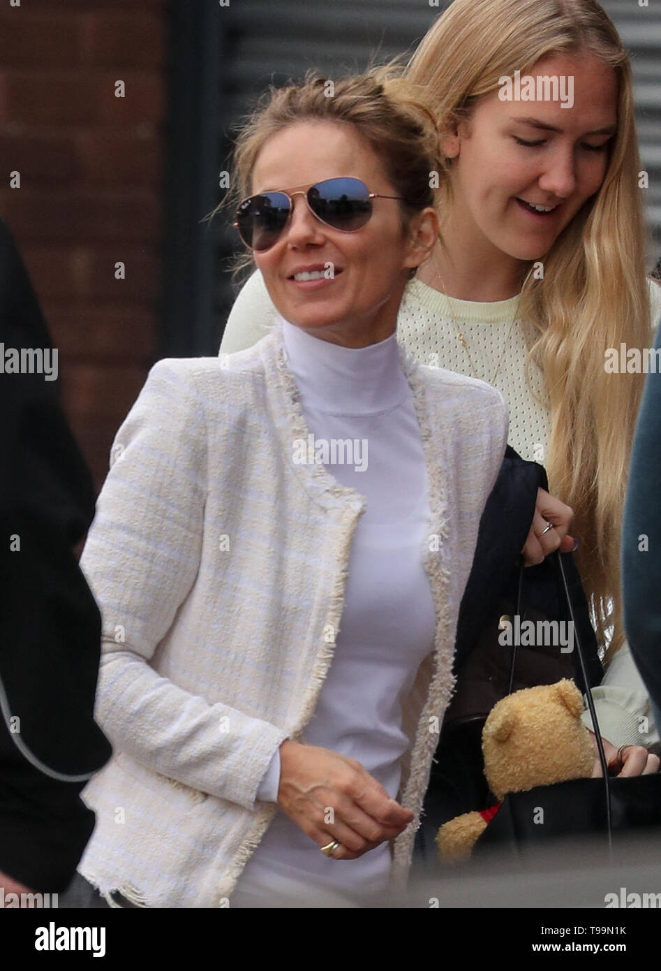 Geri Halliwell arrives for The Spice Girls tour rehearsals holding a ...