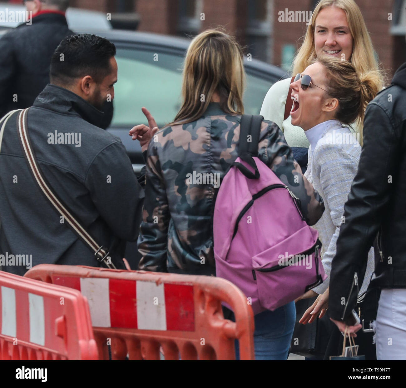 Geri Halliwell arrives for The Spice Girls tour rehearsals holding a ...