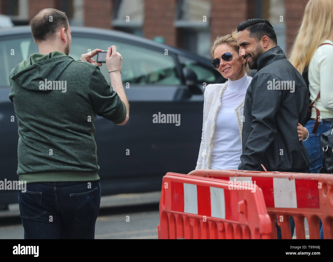 Geri Halliwell arrives for The Spice Girls tour rehearsals holding a ...