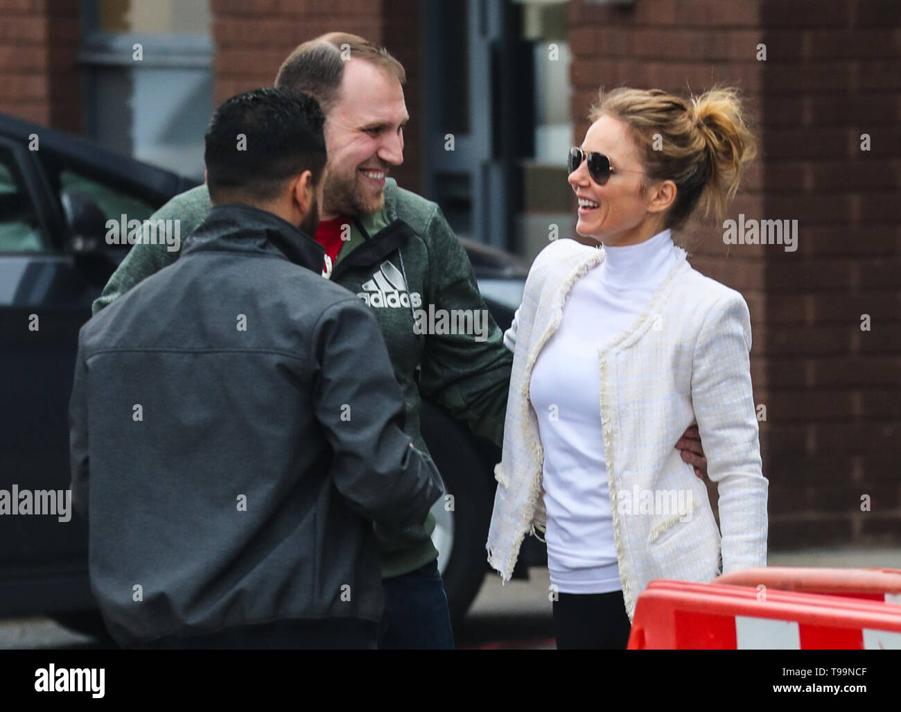 Geri Halliwell arrives for The Spice Girls tour rehearsals holding a ...