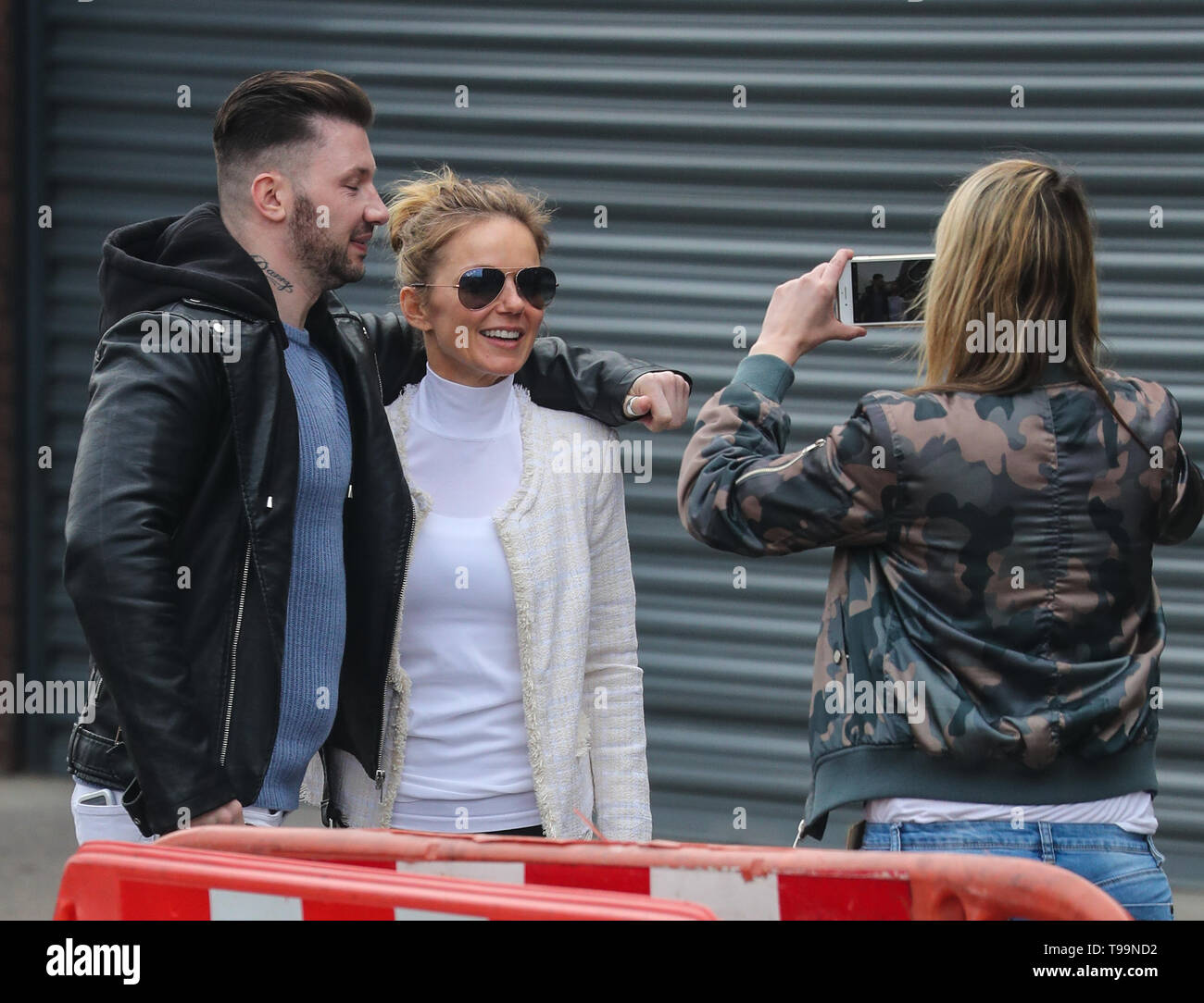 Geri Halliwell arrives for The Spice Girls tour rehearsals holding a ...