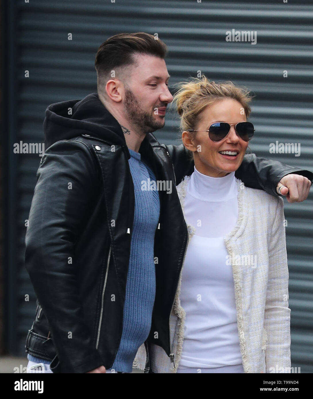 Geri Halliwell arrives for The Spice Girls tour rehearsals holding a ...