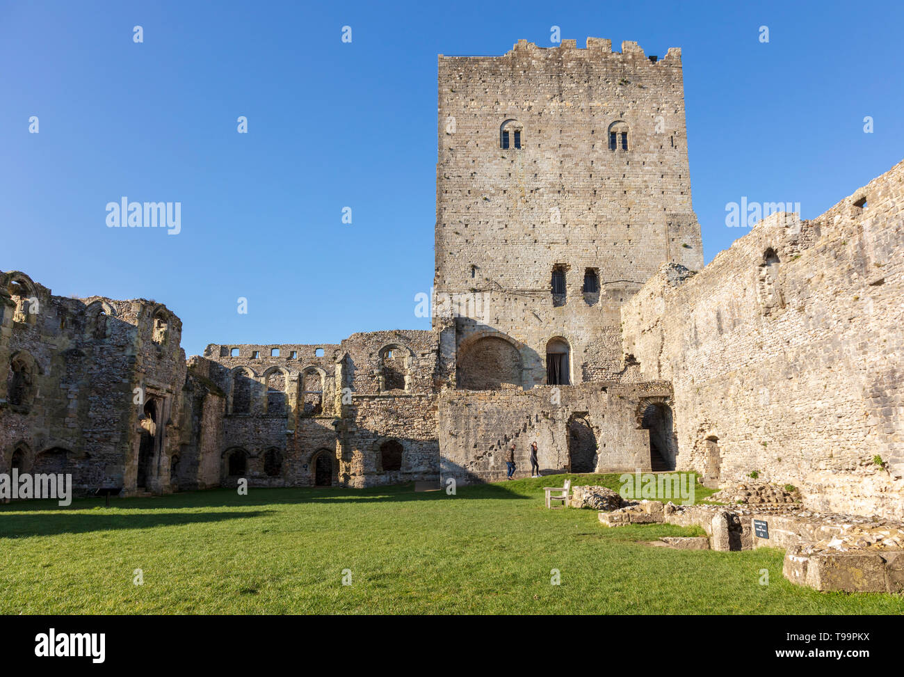 Portchester castle hi-res stock photography and images - Alamy