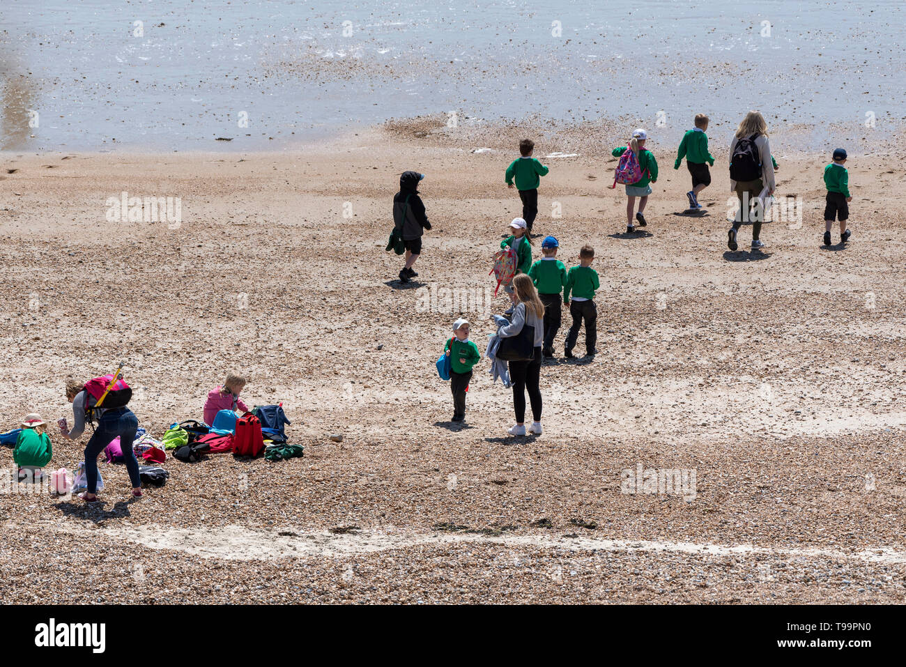 Beach kids playing education hi-res stock photography and images - Alamy
