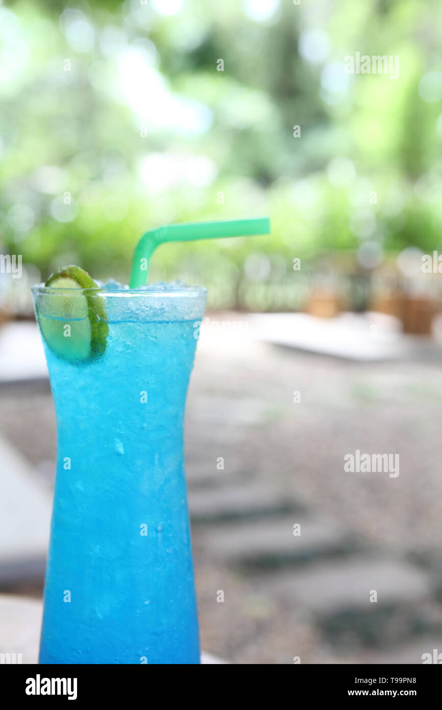 blue lemon soda Stock Photo - Alamy