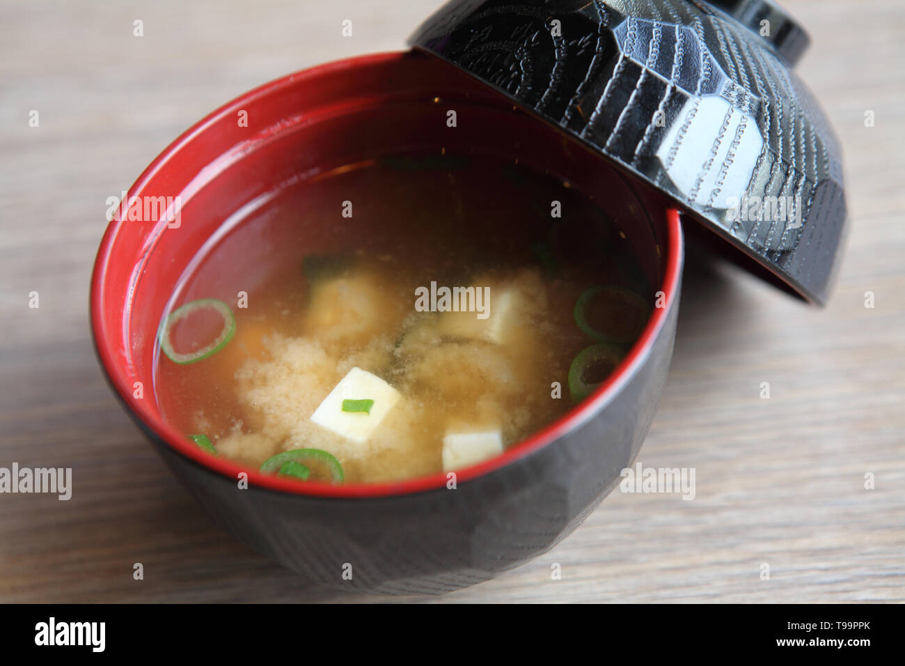 Miso soup , Japanese Food Stock Photo - Alamy