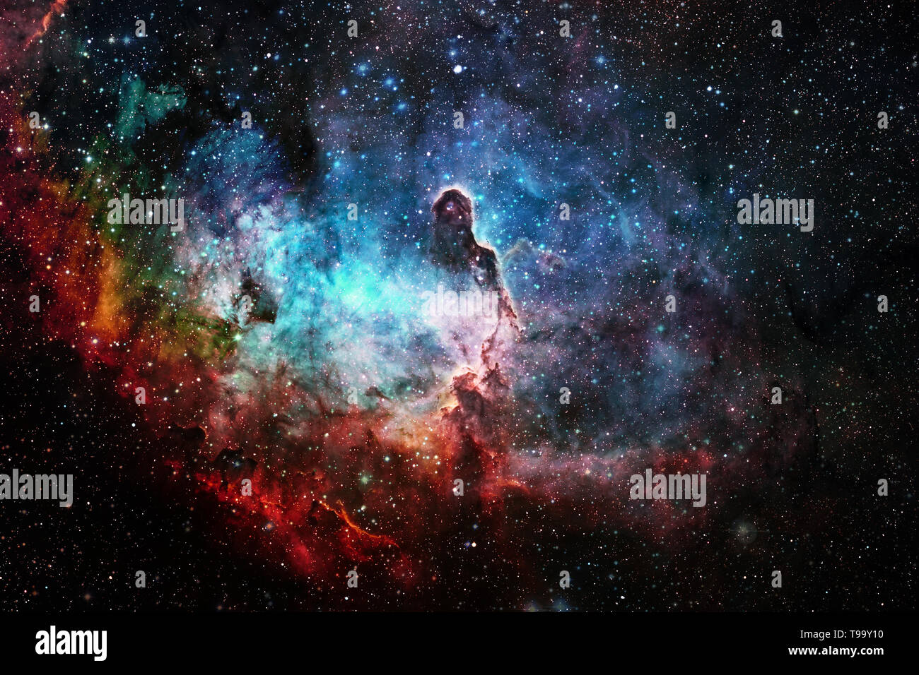 Beauty of outer space. Science fiction wallpaper. Elements of this ...
